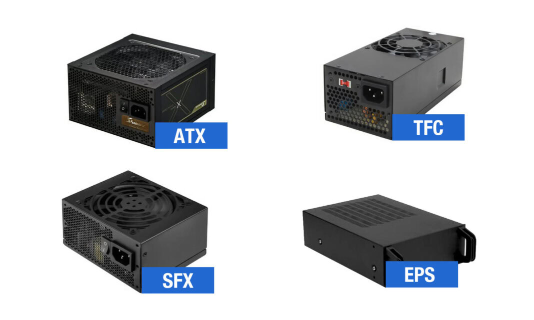 A Complete Guide to PC Power Supplies: ATX, SFX, TFX, & EPS Types